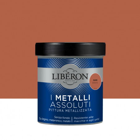 Pittura metallizzata I Metalli Assoluti Liberon Promo Yagos.it