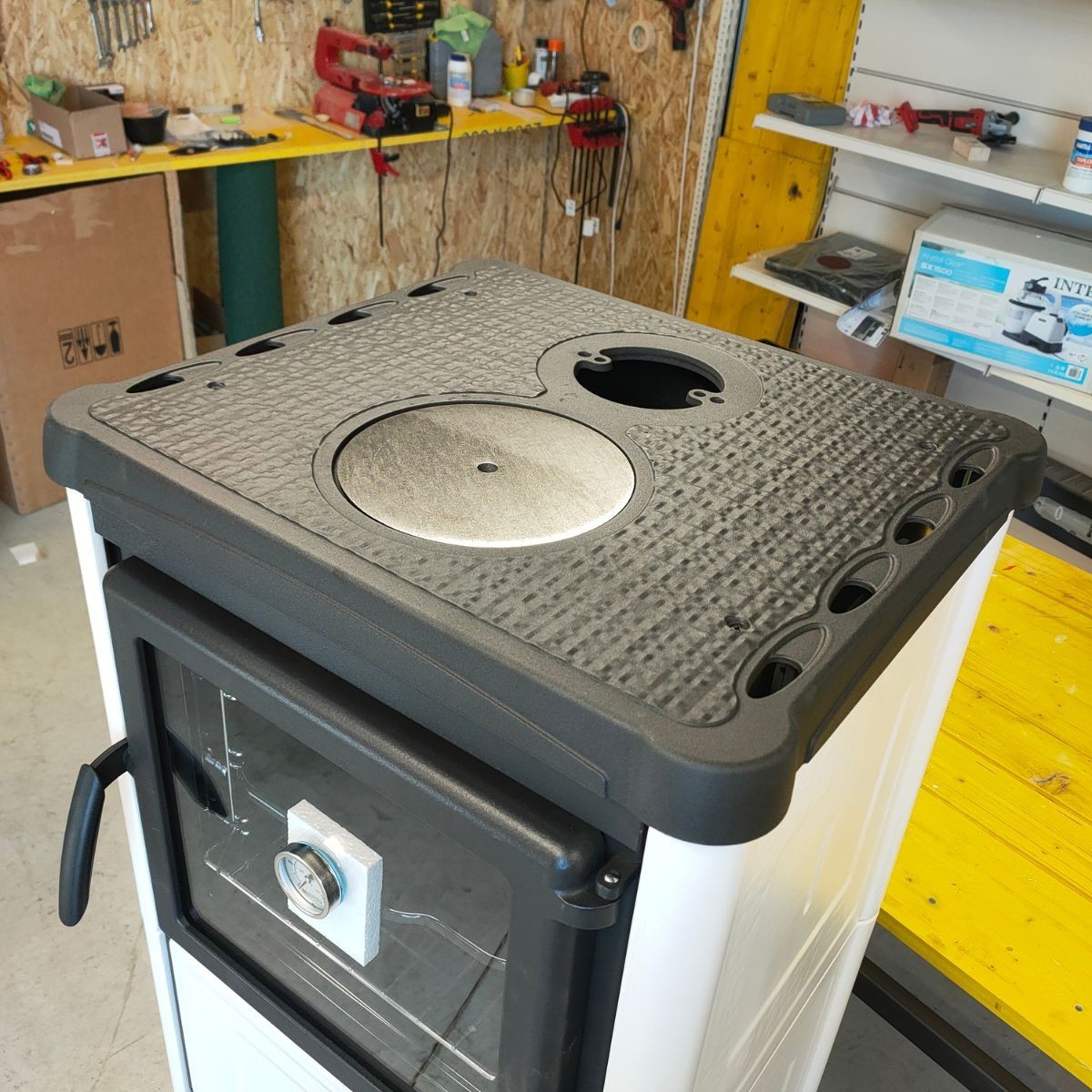 Stufa a legna Nova Forno bianco opaco La Nordica offerta Online