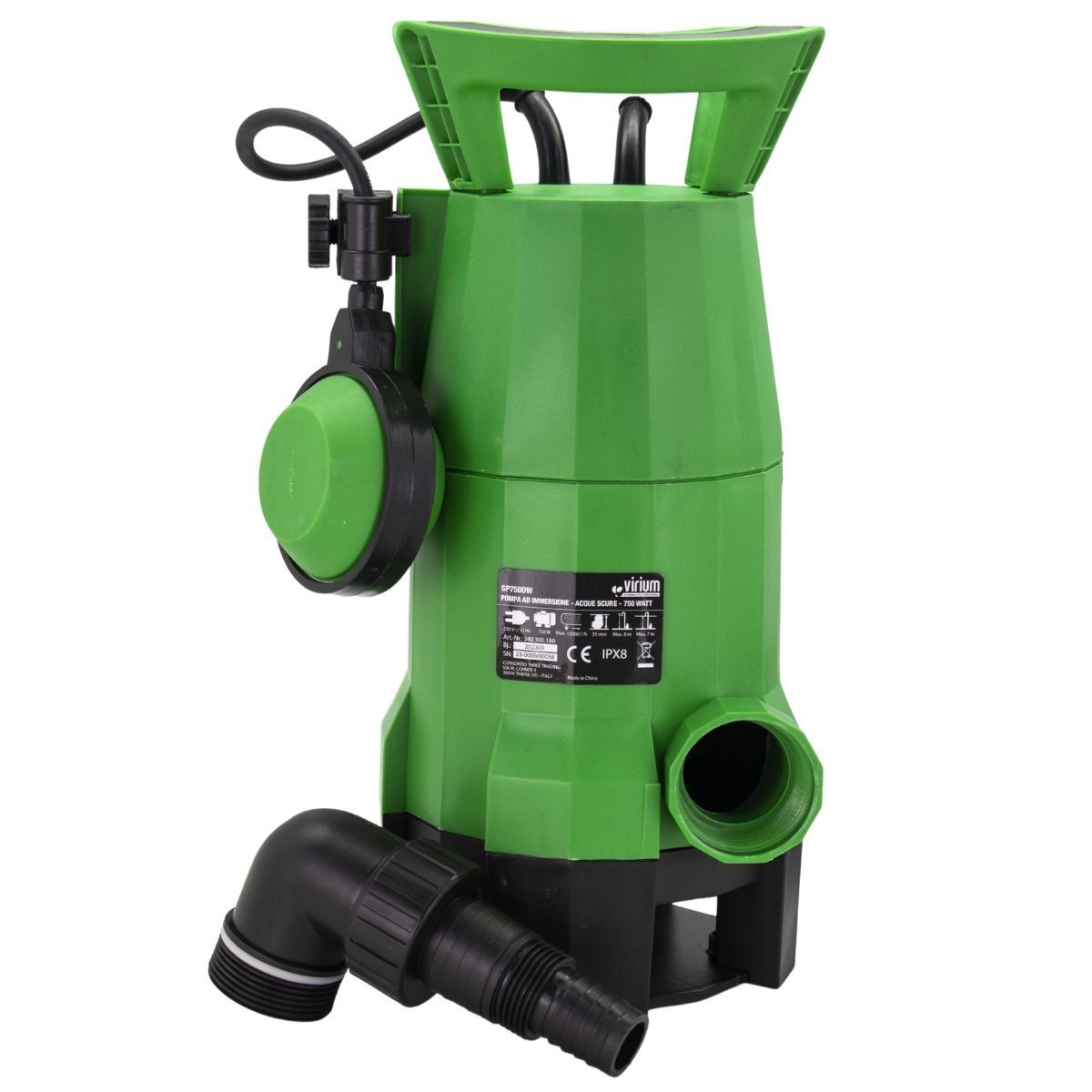 Pompa immersione acque scure 750W economica in offerta