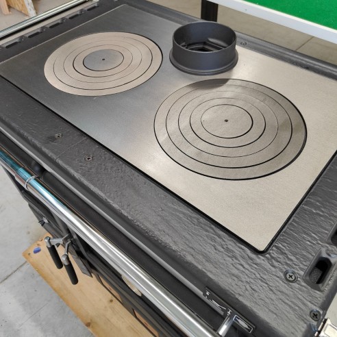 Cucina a legna Rosa XXL 5.0 VST Maiolica Bianco La Nordica