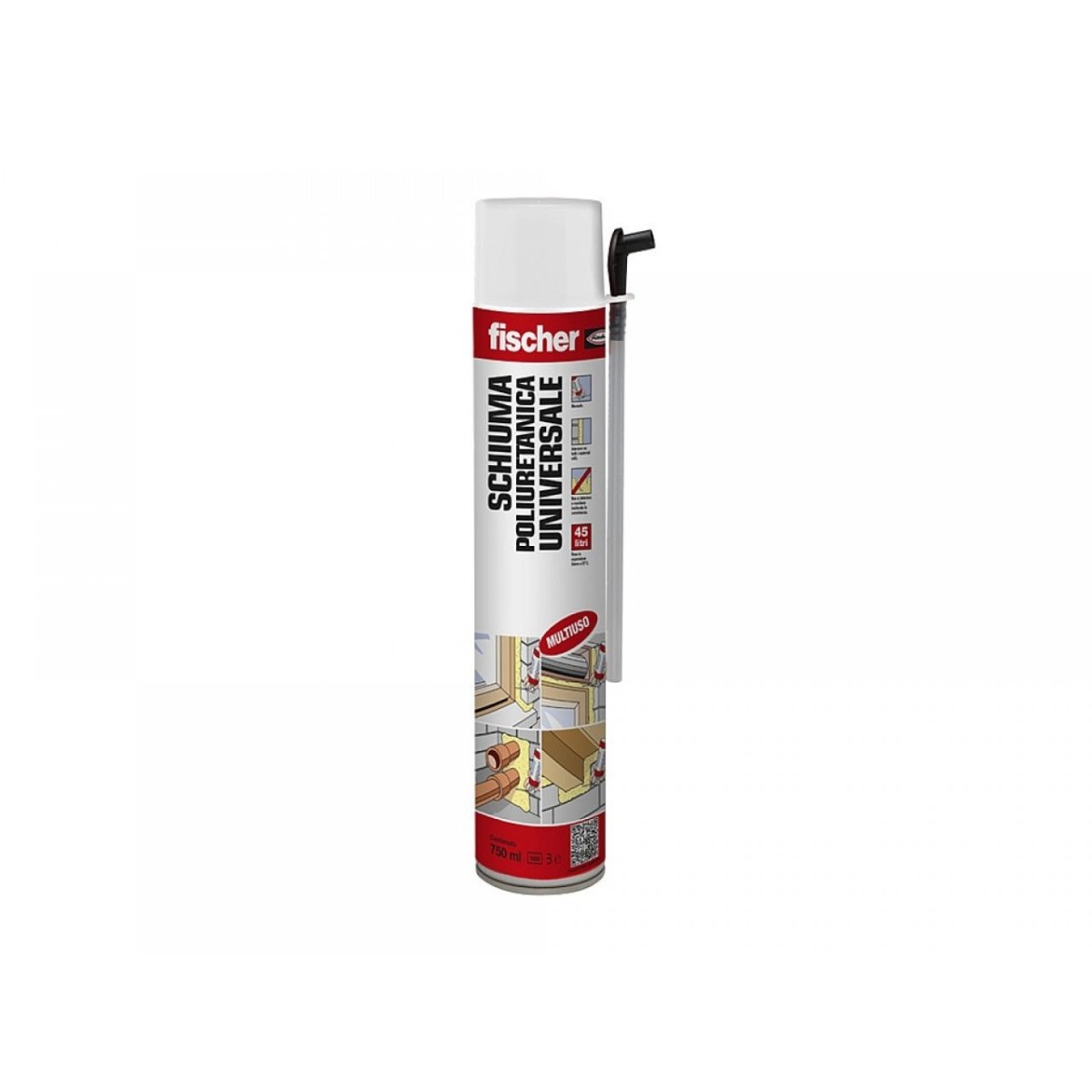 Schiuma poliuretanica professionale PUP 1K 750